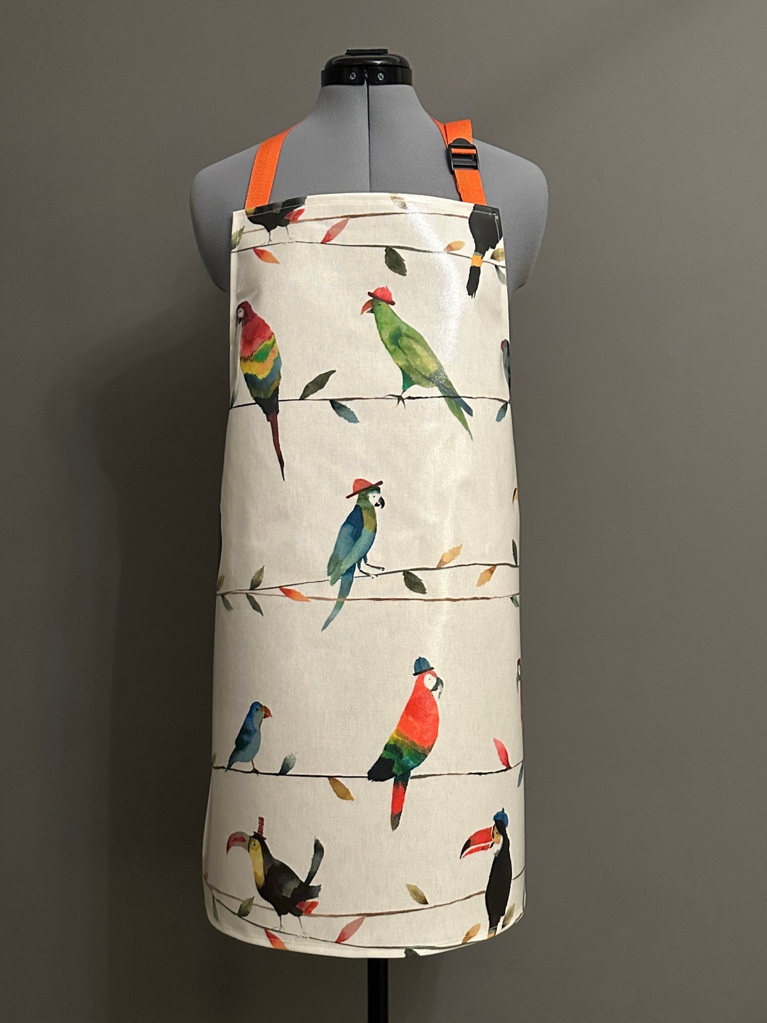 Wipeable Toucan Design Apron - Etsy
