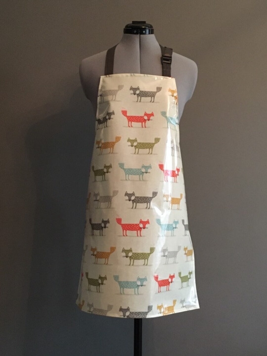 Wipeable Foxy PVC Apron - Etsy