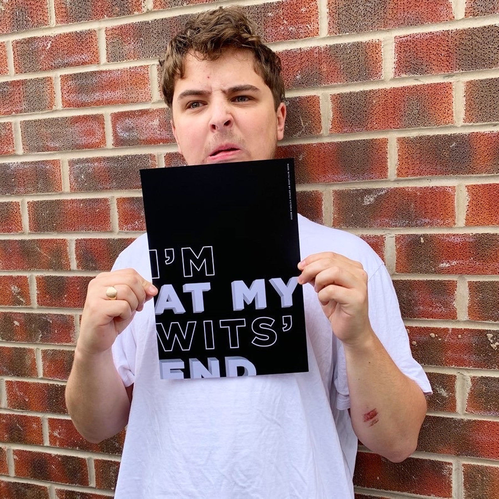 I'm at My Wits' End Print - Etsy