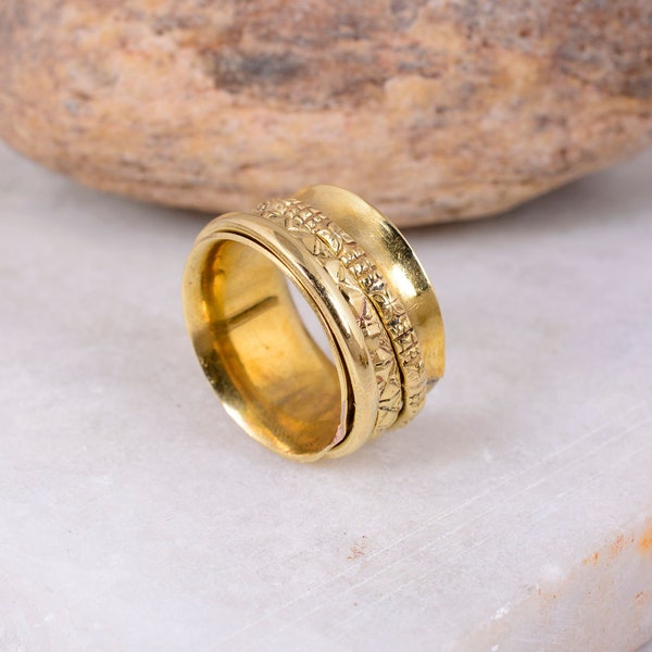 Gold Spinner Ring - Etsy
