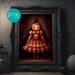 Gingerbread Girl, Art Print, Wall Decor, Vintage Poster, Art Print ...