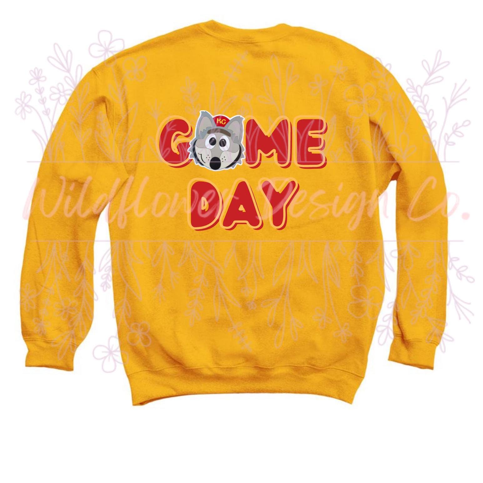 Game Day KC Wolf PNG - Etsy