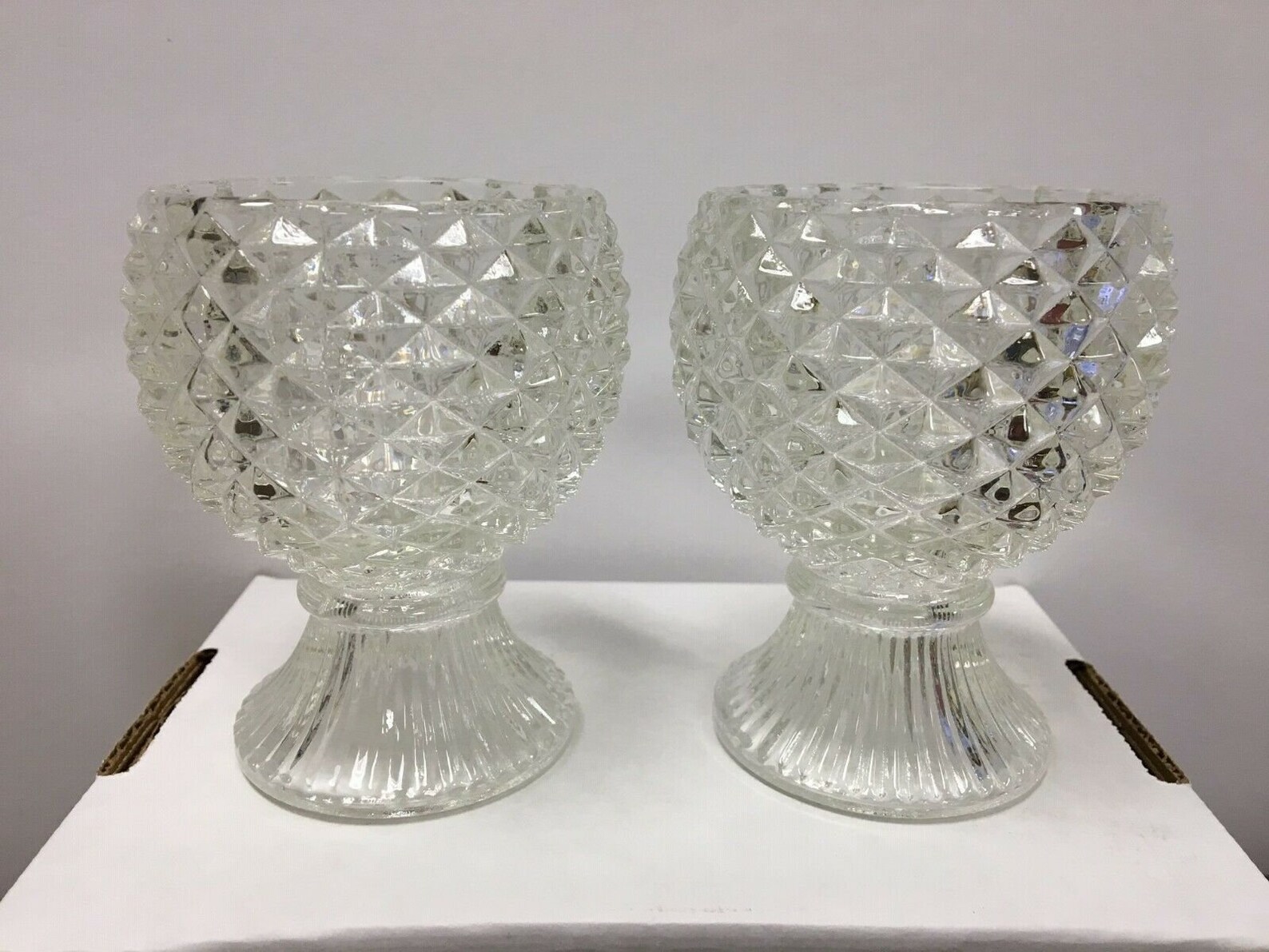 Vintage Avon Hobnail Clear Glass Votive Candle Holders Set of | Etsy Vintage Avon Hobnail Clear Glass Votive Candle Holders Set of | Etsy