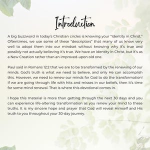 30-day Christian Devotional: Identity in Christ Bible Study (digital ...
