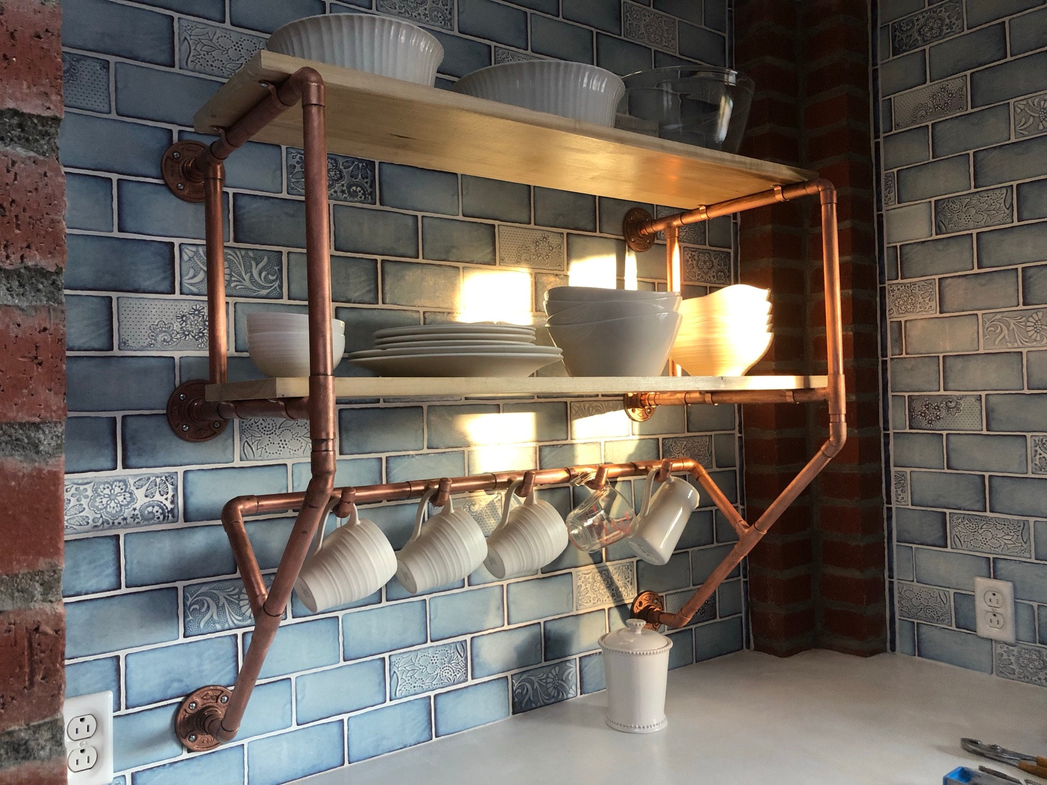 Copper Shelf - Etsy