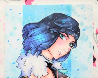 Genshin Impact Yelan Print 11x14 - Etsy