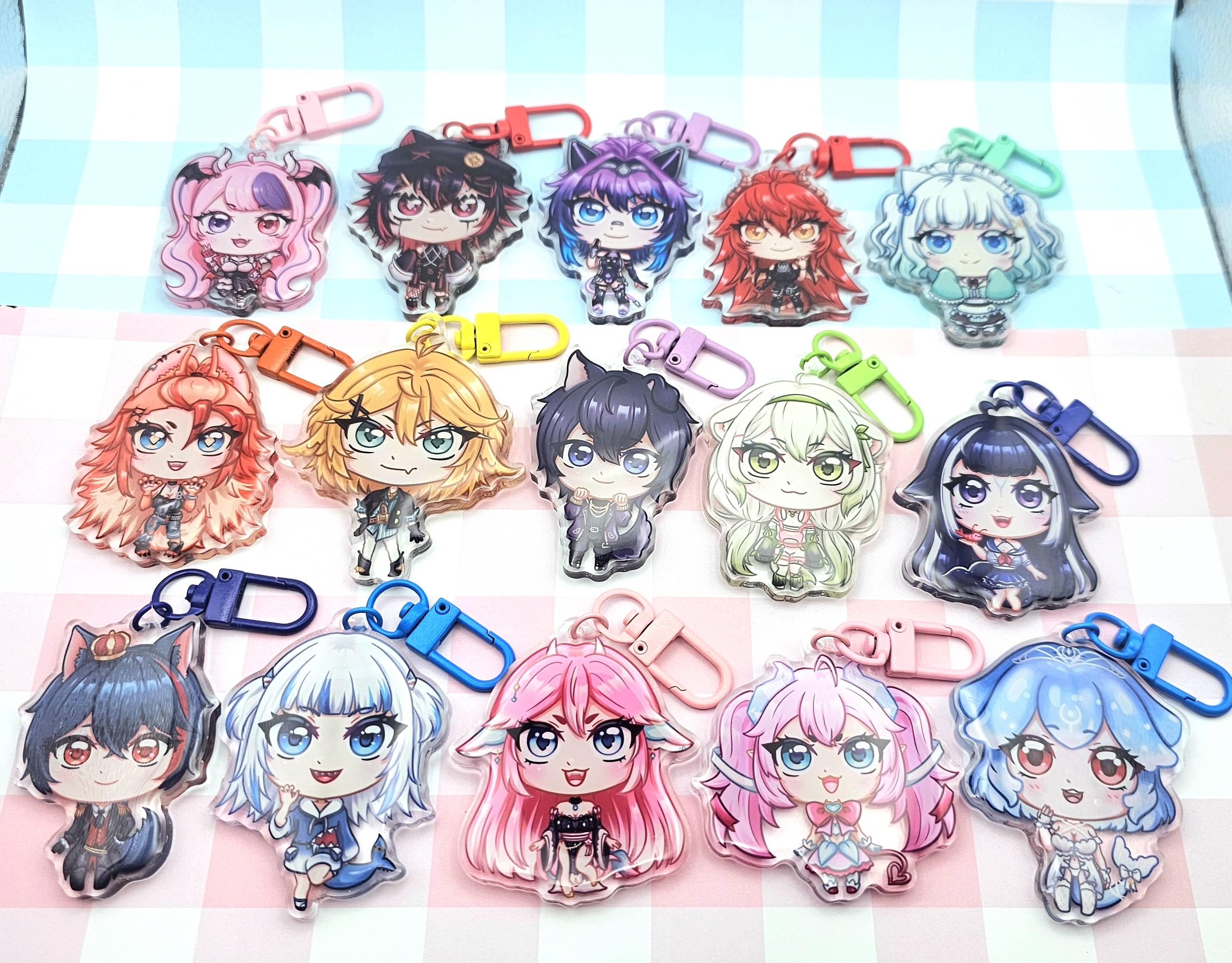 Vtuber Keychains 2 Inch - Etsy