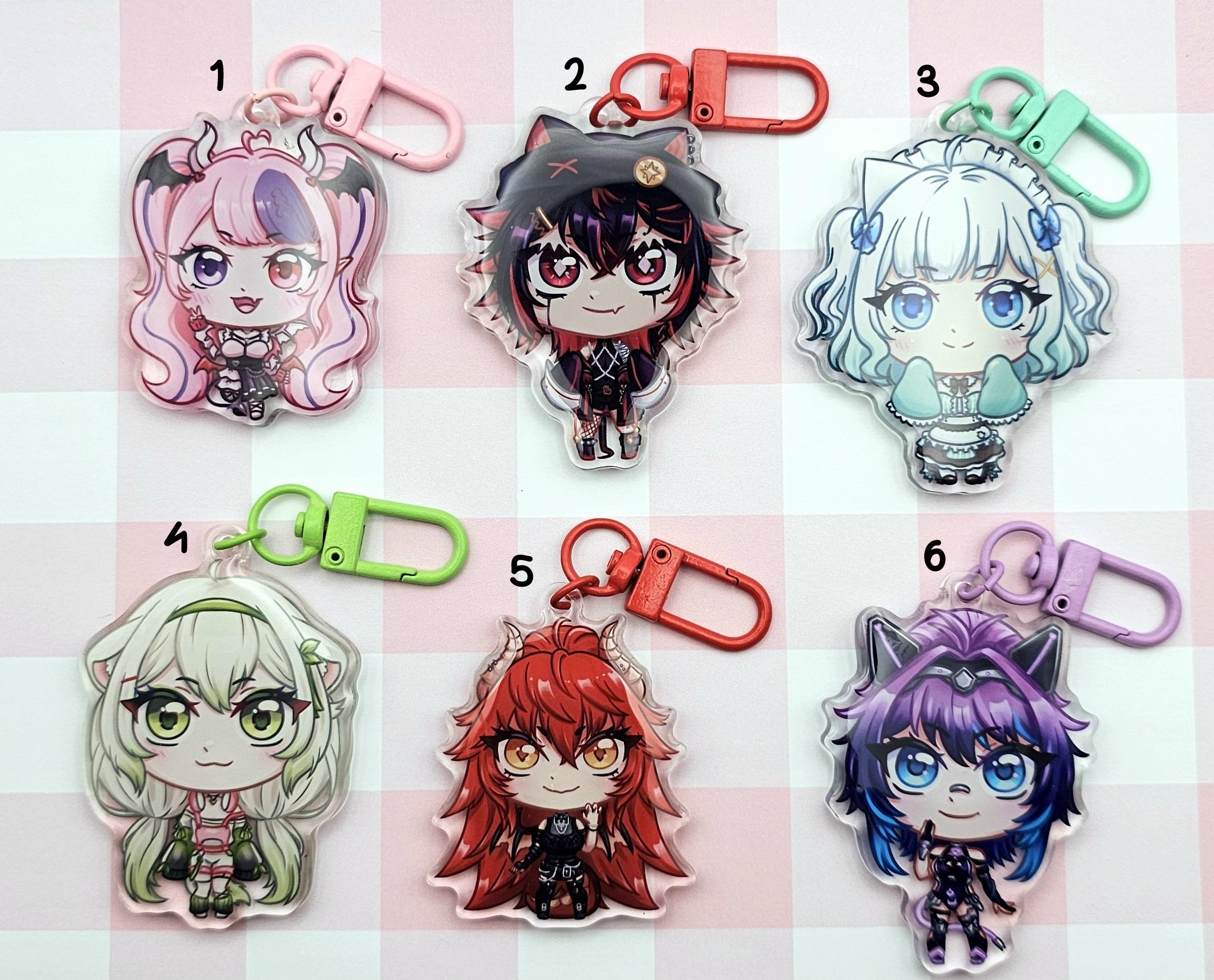 Vtuber Keychains 2 Inch - Etsy