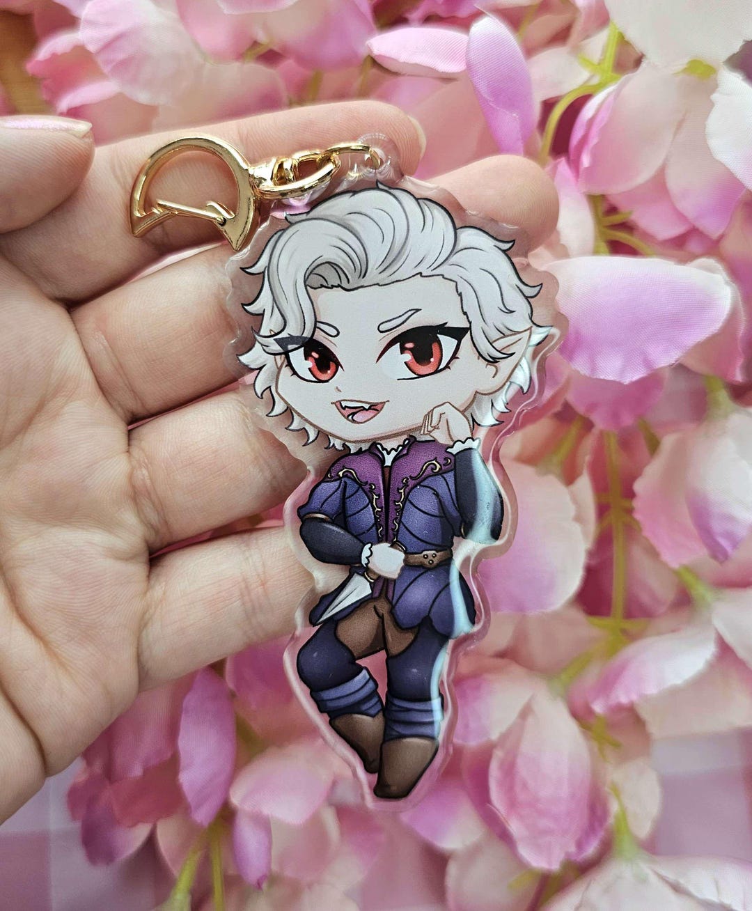 Baldur's Gate 3 Astarion Keychain - Etsy