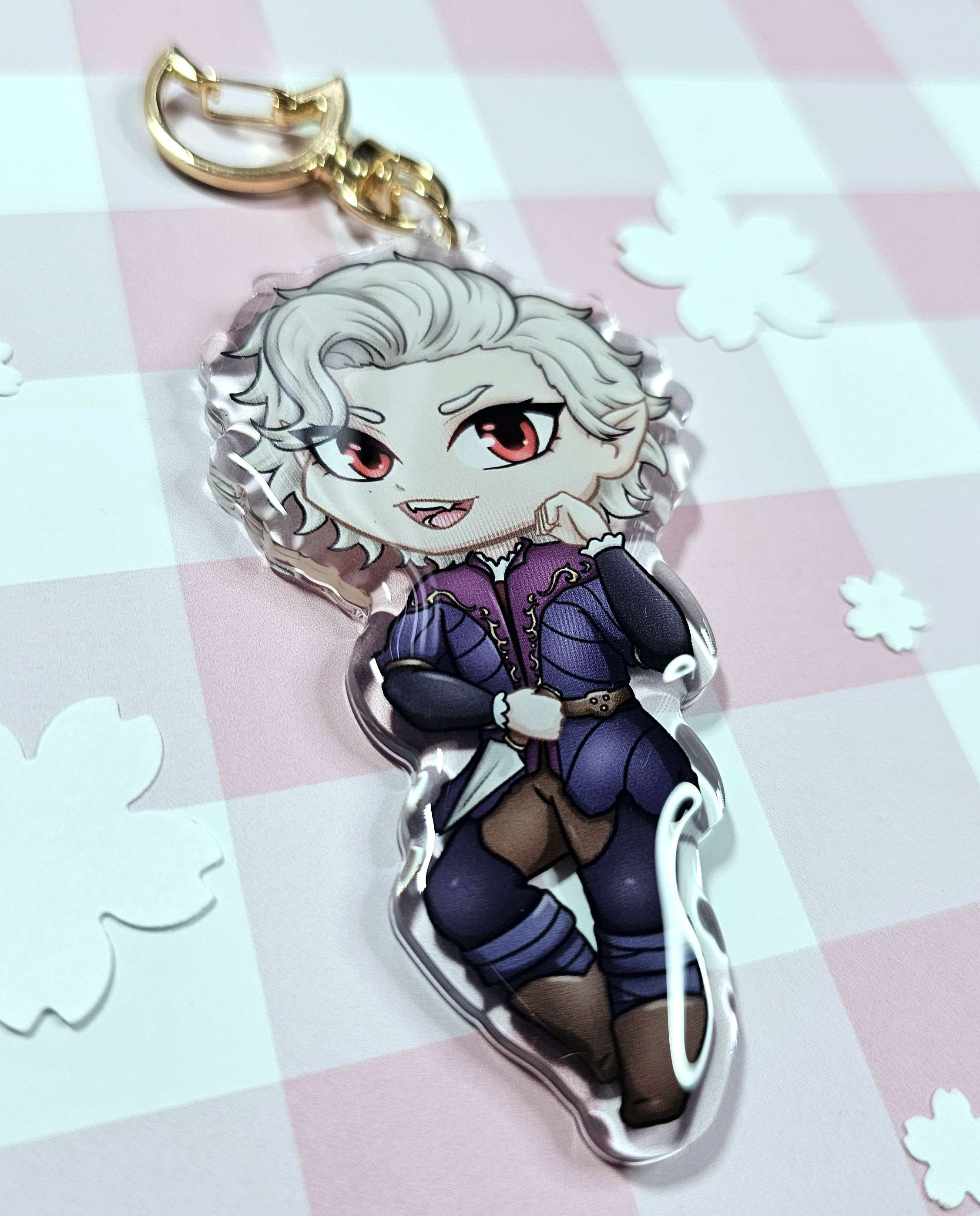 Baldur's Gate 3 Astarion Keychain - Etsy