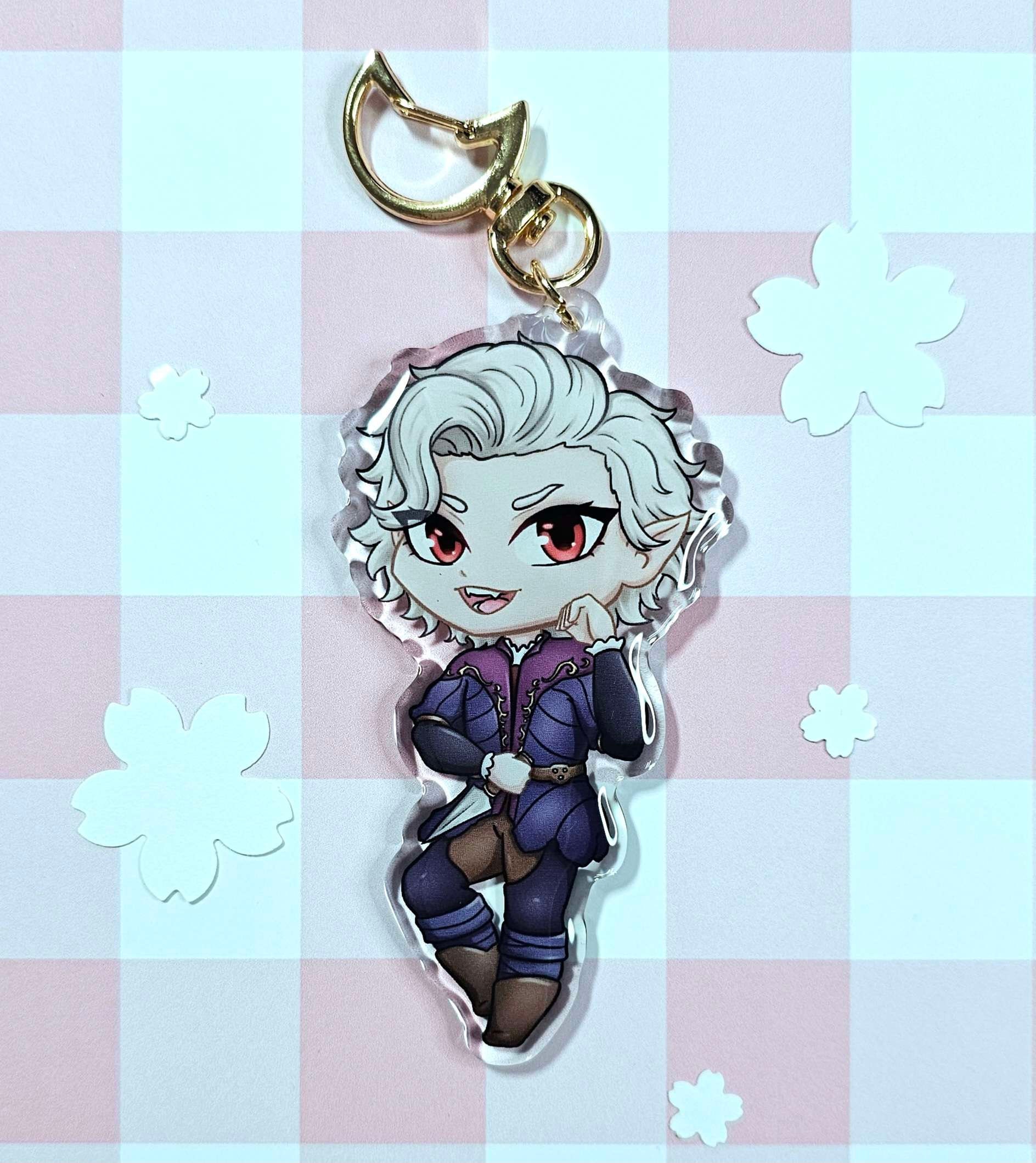 Baldur's Gate 3 Astarion Keychain - Etsy