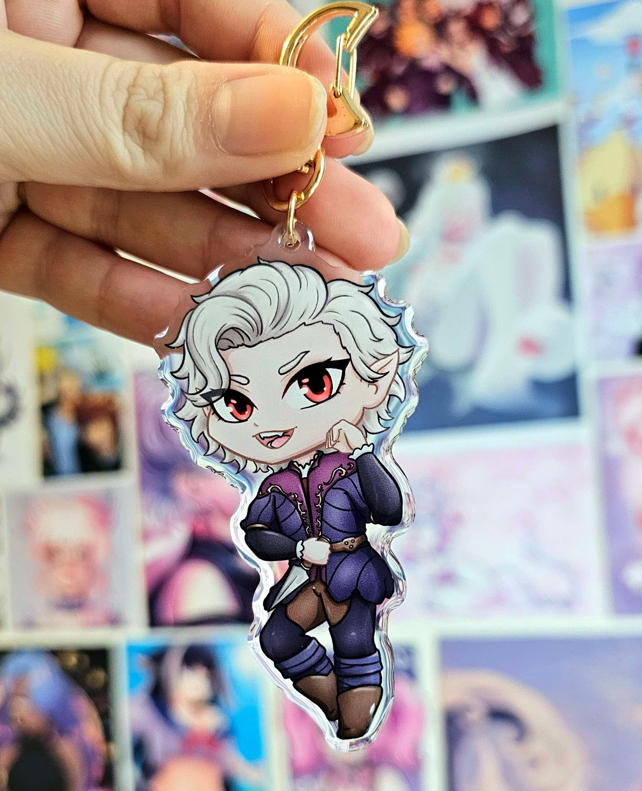 Baldur's Gate 3 Astarion Keychain - Etsy