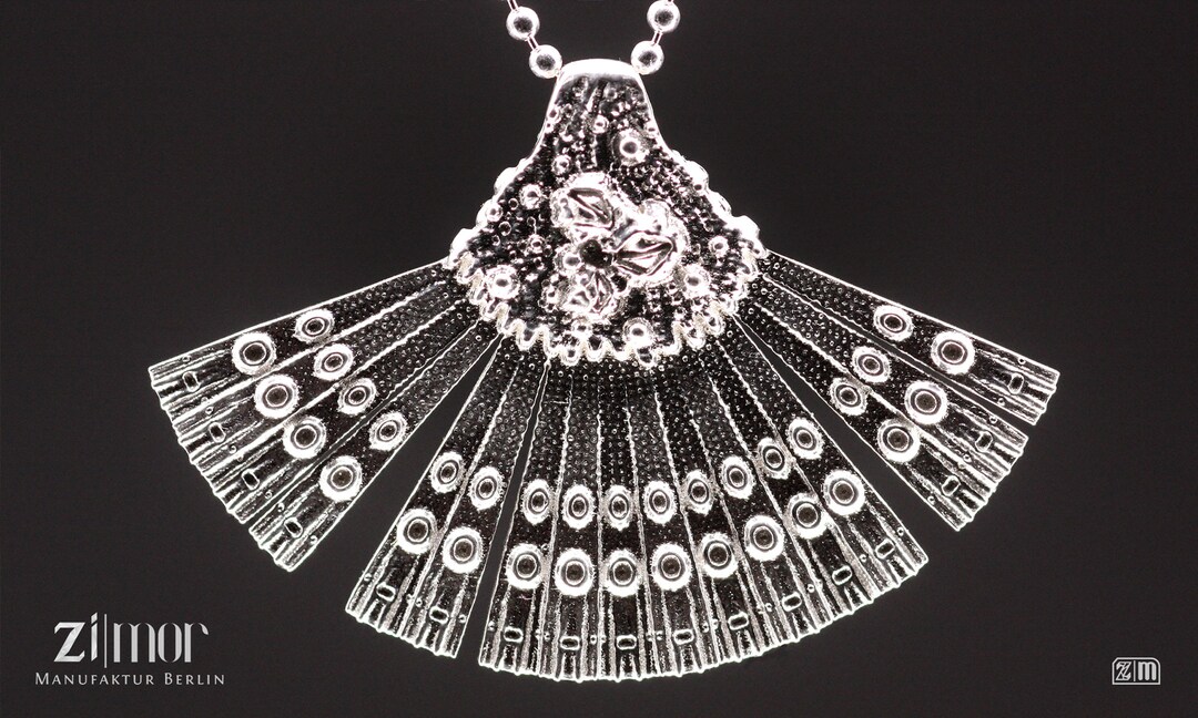 Zimor Diatomea Fan Pendant I - Etsy