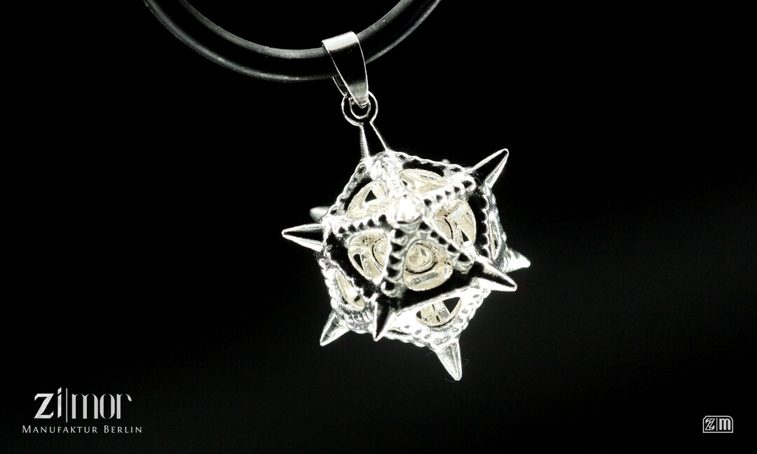Pendant in Silver Morning Star - Etsy
