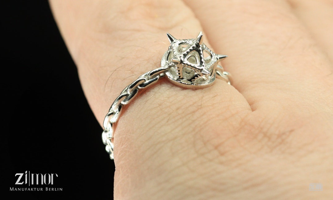 Ring in Silver Morning Star - Etsy
