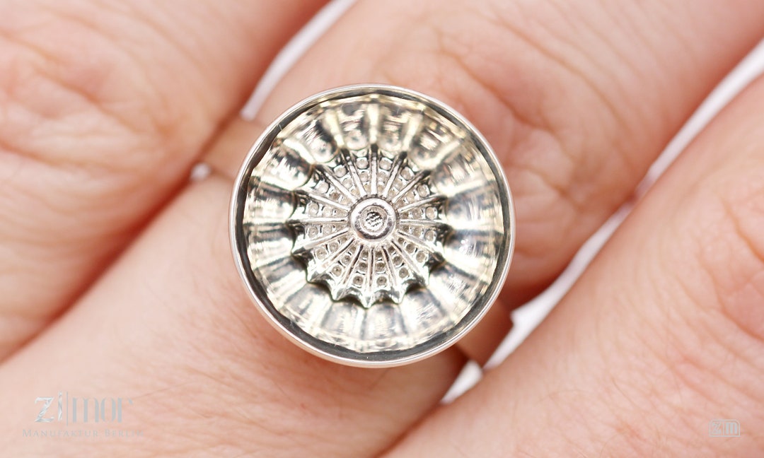Zimor Bowls mirror Ring Sea Urchin II - Etsy