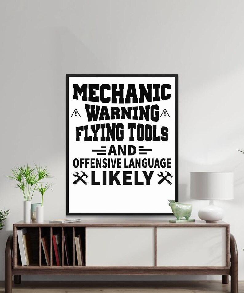 Warning Mechanic Svg Wrench Svg Car Mechanic Svg Mechanic - Etsy