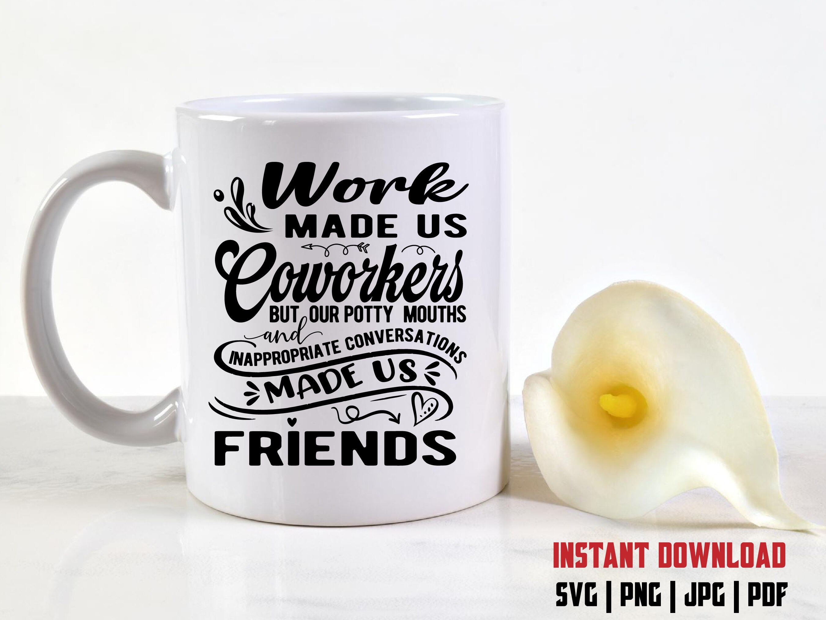 Work Made Us Coworkers Svg Coworker Gift SVG Colleagues - Etsy