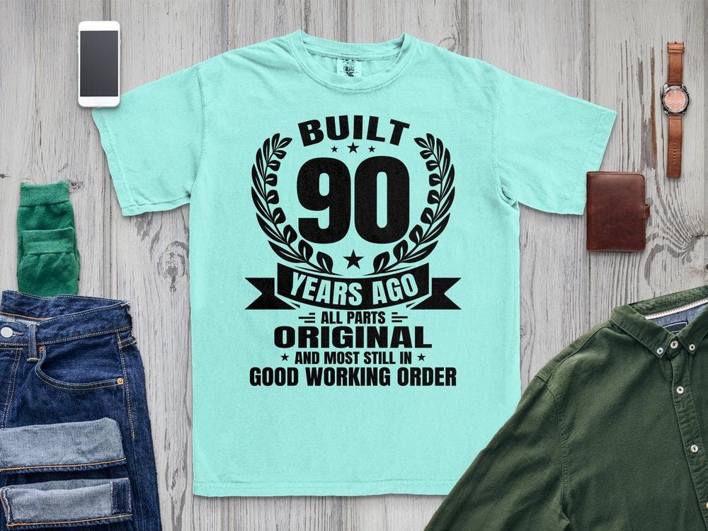 Funny 90th Birthday Svg Png Gift Age 90 Year Svggolden - Etsy