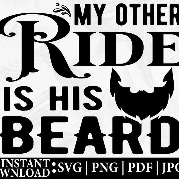 My Other Ride is His Beard Shirt - Etsy