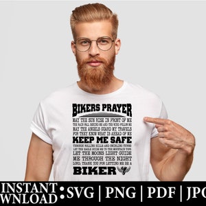 Biker's Prayer Svg, Motorcycle Png, Motorcycle SVG, Bike Rider Png ...