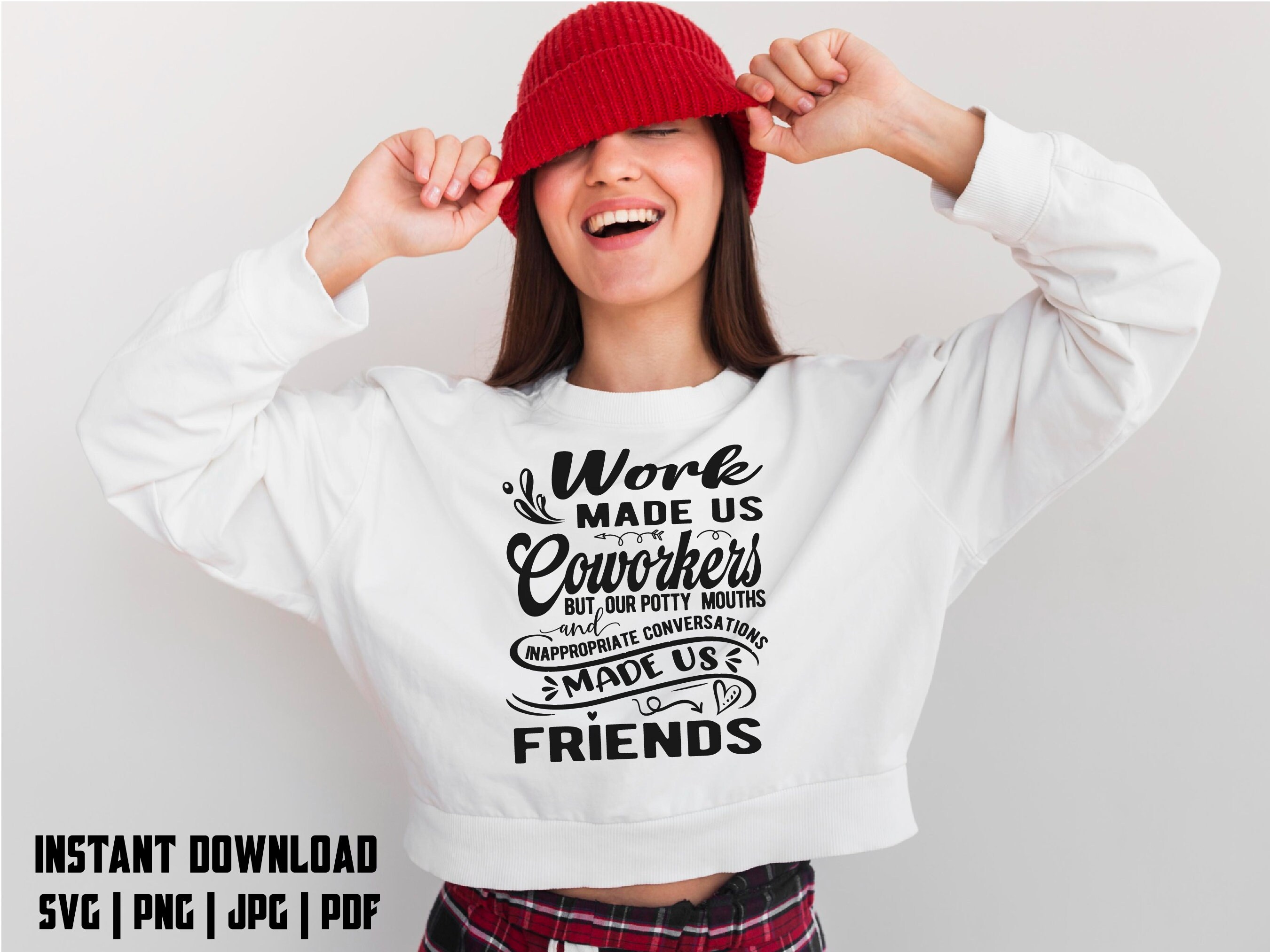 Work Made Us Coworkers Svg Coworker Gift SVG Colleagues - Etsy