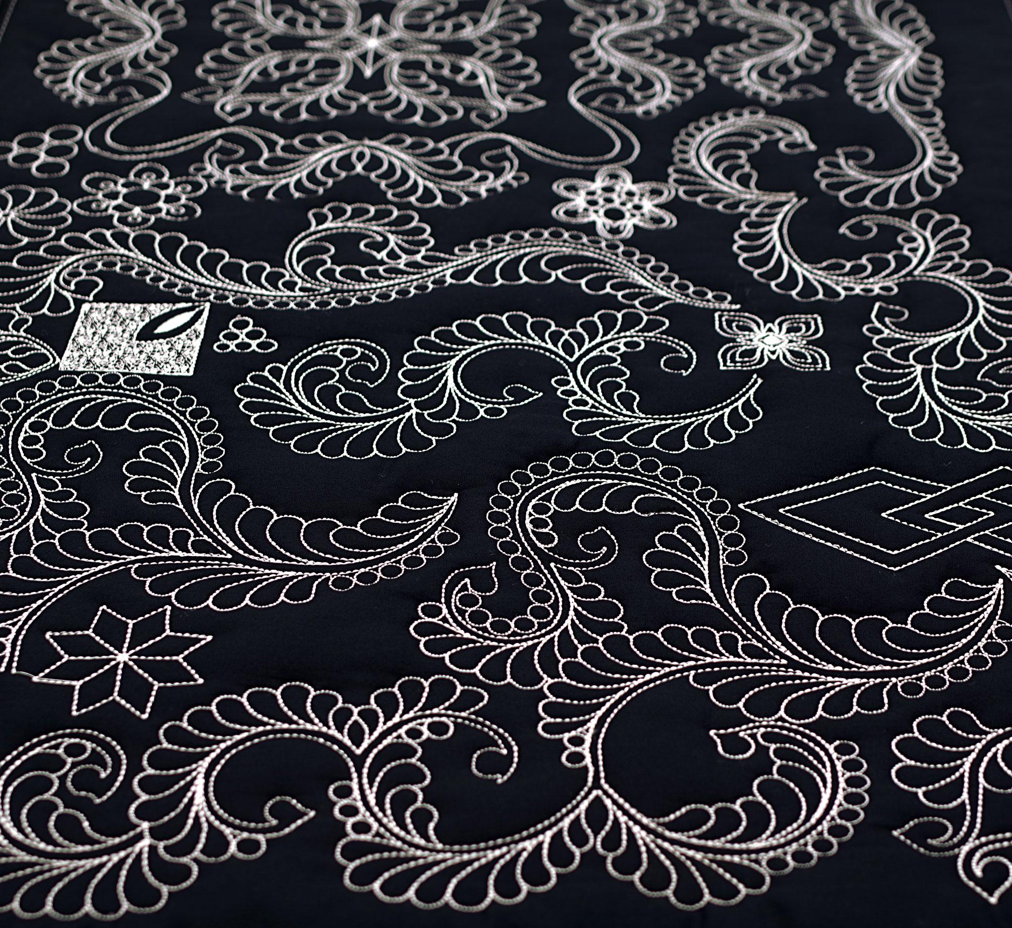 Quilt Machine Embroidery Design ~ ROYAL , Geometric Set Collection ...