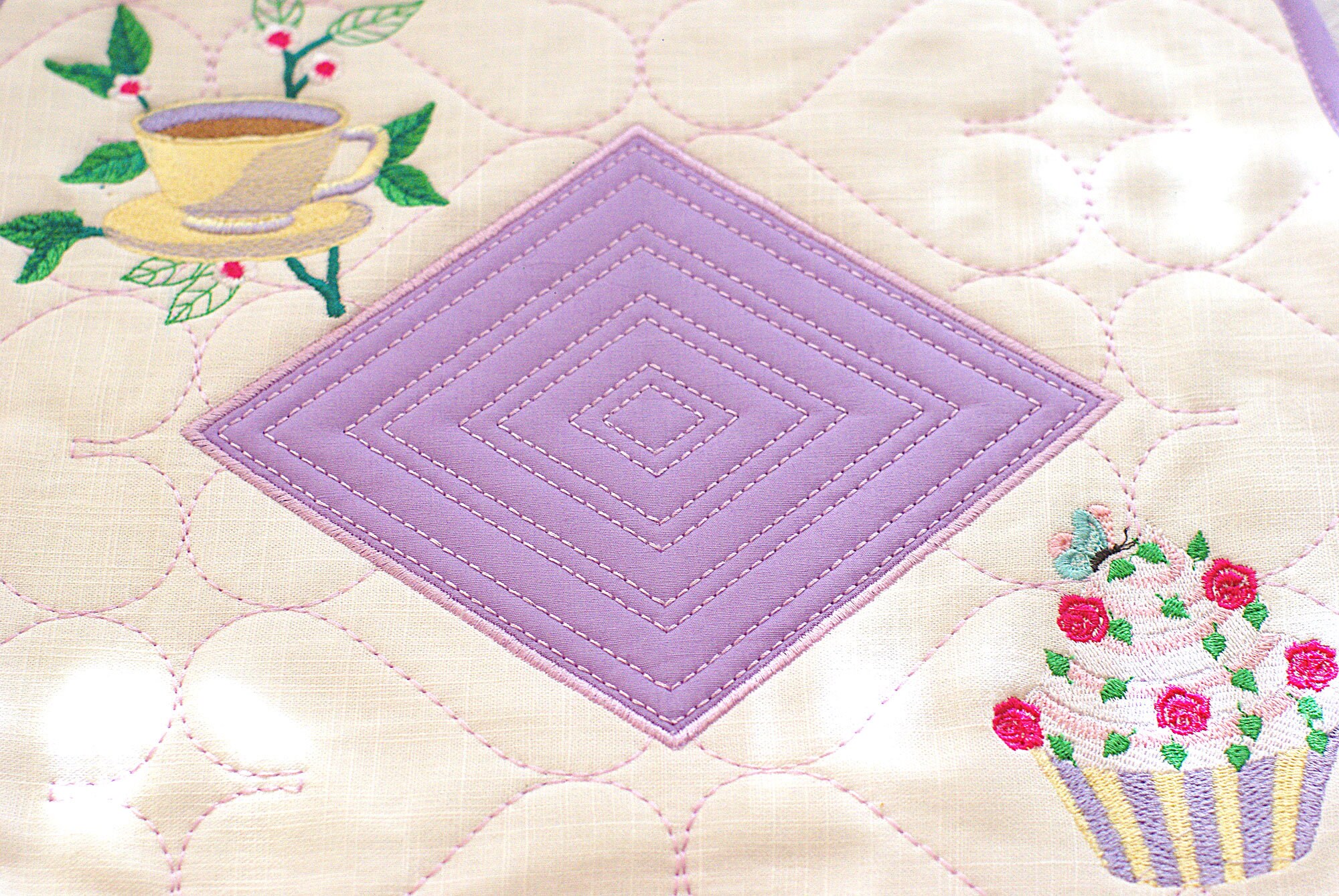 Lilac Tea Set Embrodiered Teapot Warmer Elegant Table Decor - Etsy