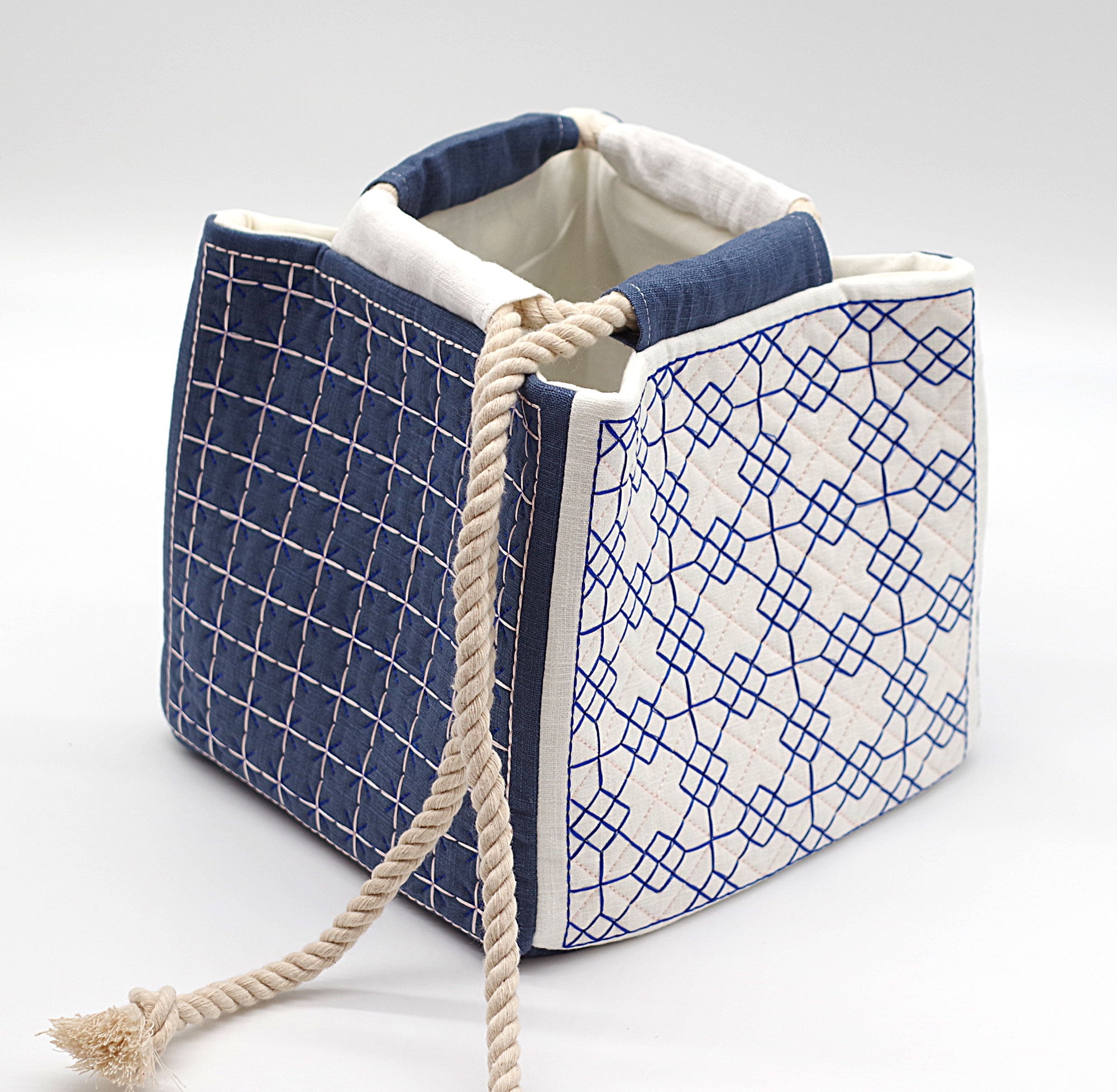 Indigoblue Japanese Drawstring Pouch Maritime Komebukuro - Etsy