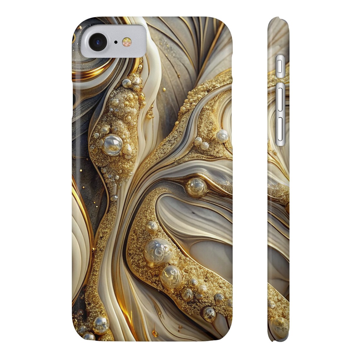 Slim Phone Cases Gold Marble Iphone15,14,13 - Etsy
