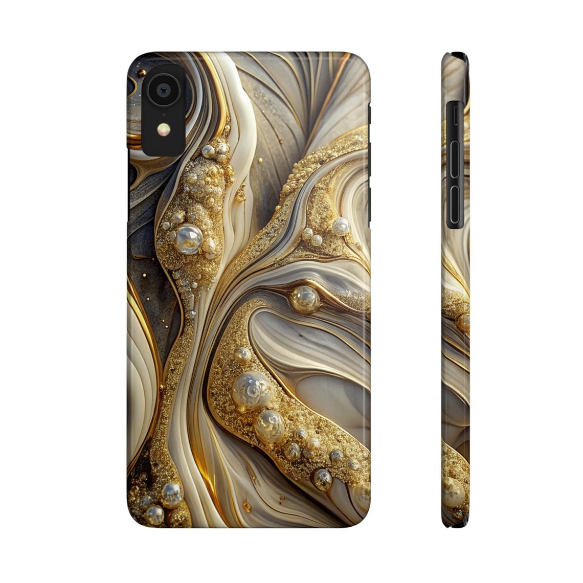 Slim Phone Cases Gold Marble Iphone15,14,13 - Etsy