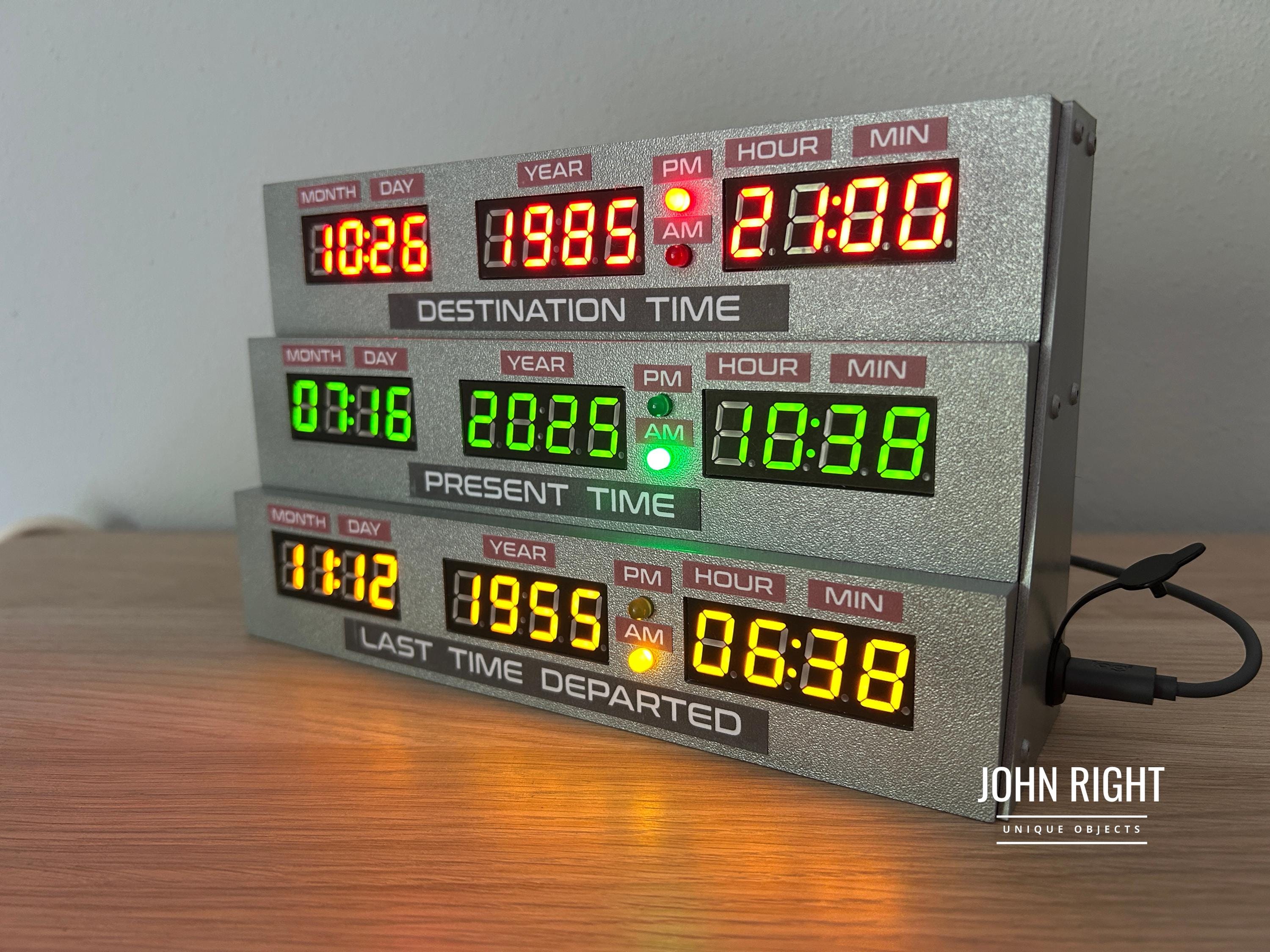 Back to the Future CLOCK, Back to the Future Time Travel, BTTF ...