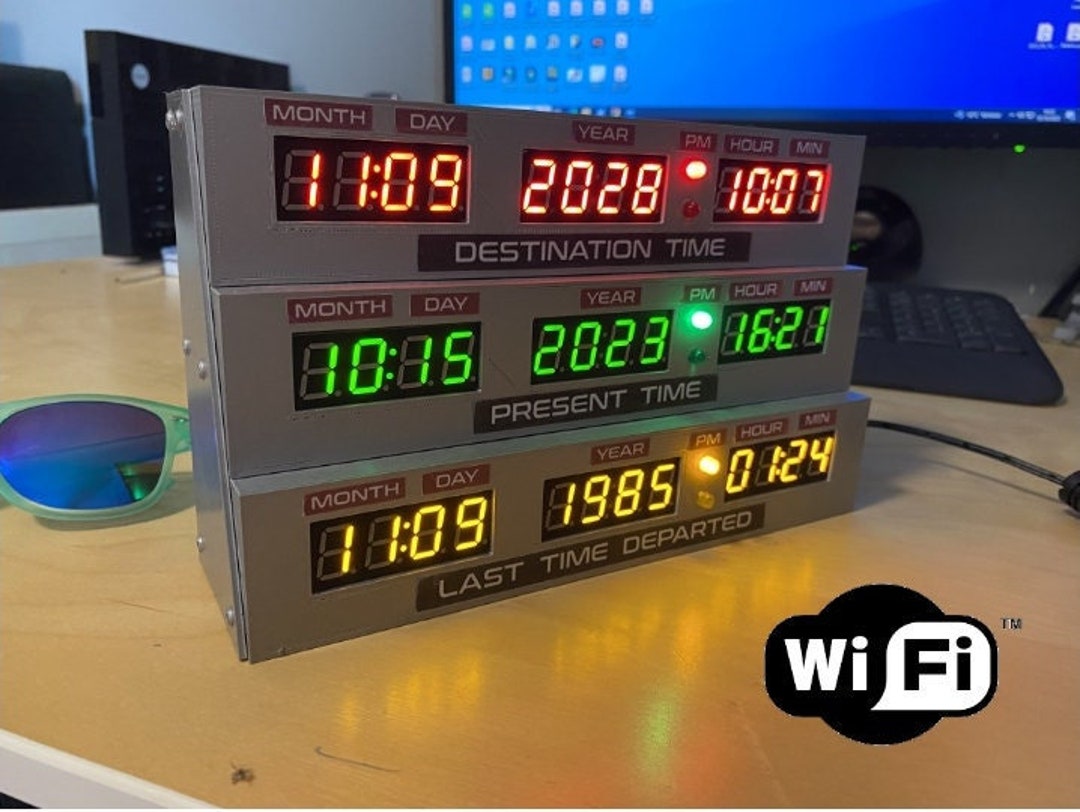 Back to the Future CLOCK, Back to the Future Time Travel, BTTF ...