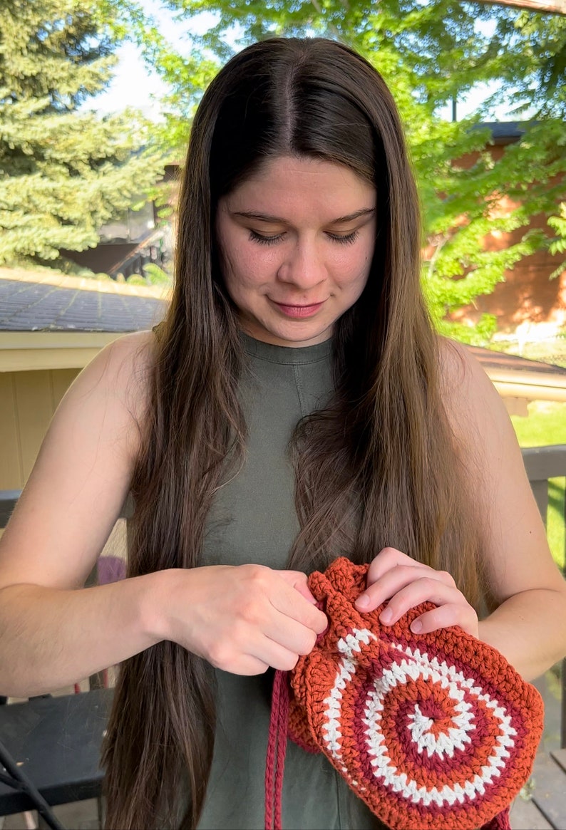No Sew Spiral Crochet Mini Backpack Pattern - Etsy