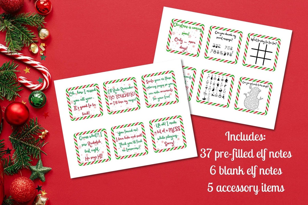 Mini Printable Elf Kit - Etsy