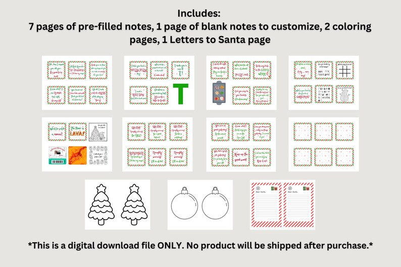 Mini Printable Elf Kit - Etsy