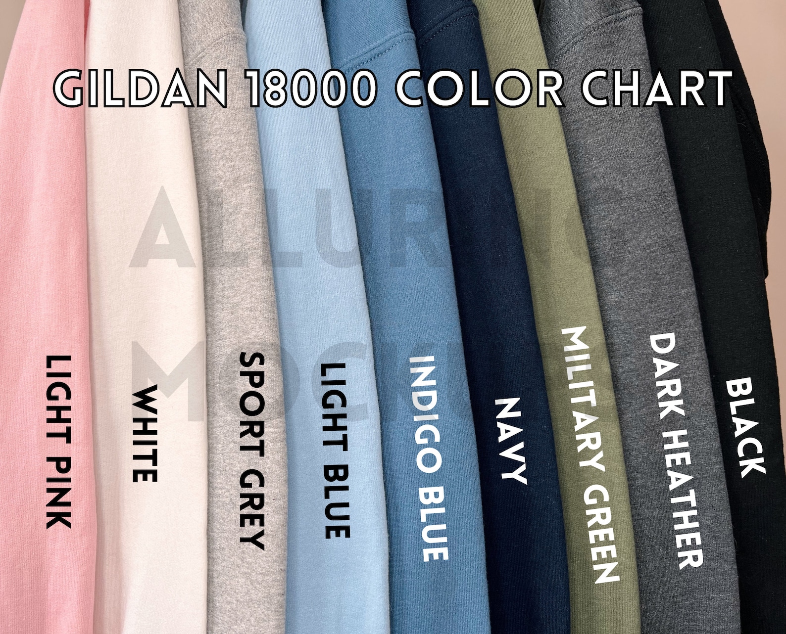 Gildan Color Chart 18000, Gildan Color Guide, Gildan Color Chart, Color ...