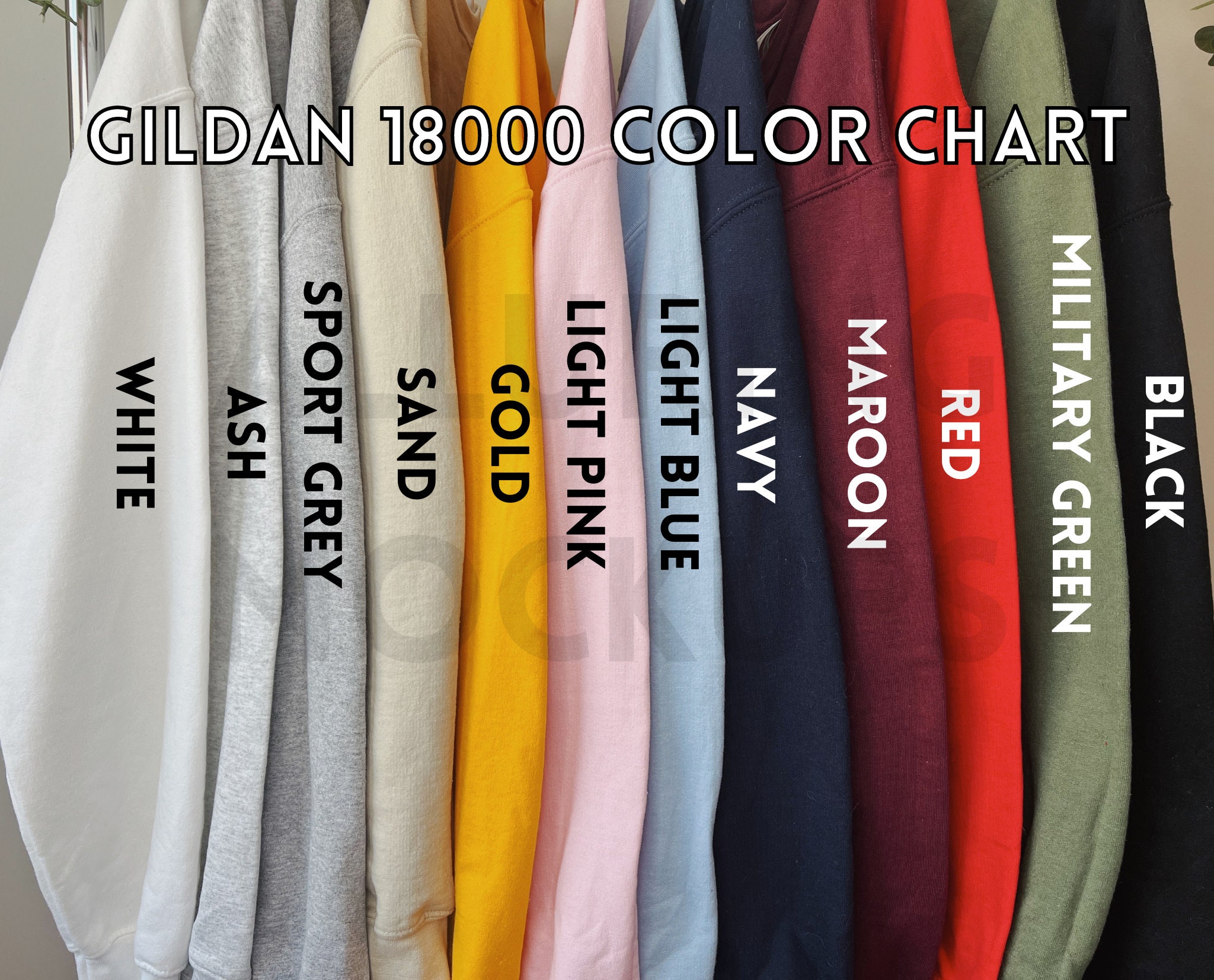 Gildan 18000 Color Chart, Gildan Color Guide, Gildan Color Chart, Color ... Gildan 18000 Color Chart, Gildan Color Guide, Gildan Color Chart, Color ...