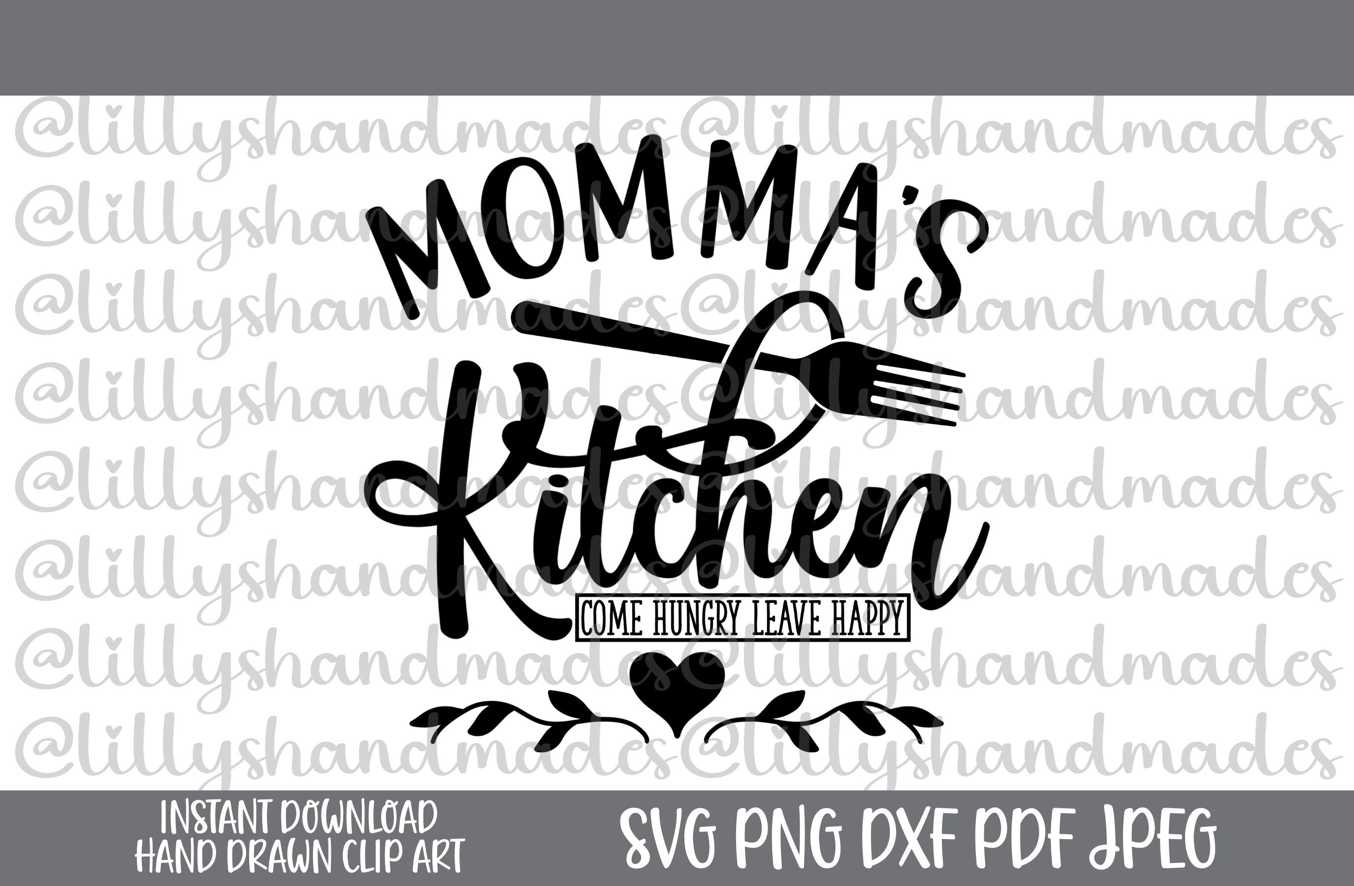 Country Kitchen Svg Momma's Kitchen Svg Mama's Kitchen - Etsy