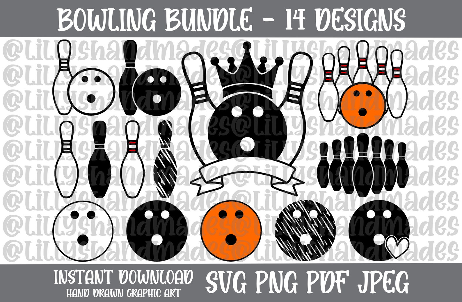 Bowling Svg Bowling Ball Svg Bowling Pin Svg Bowling - Etsy