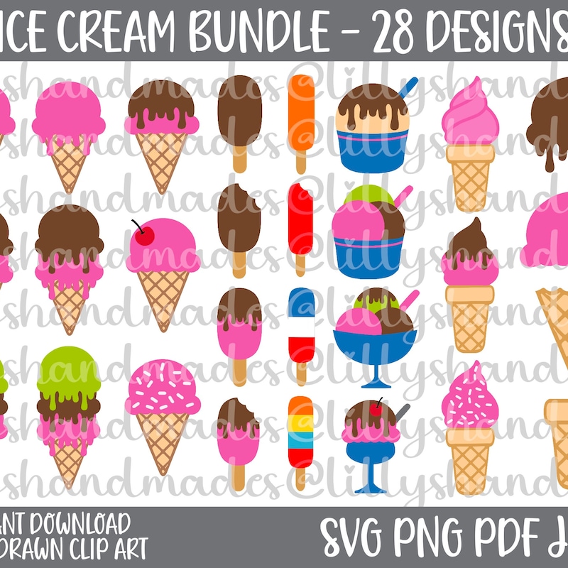Ice Cream Svg - Etsy