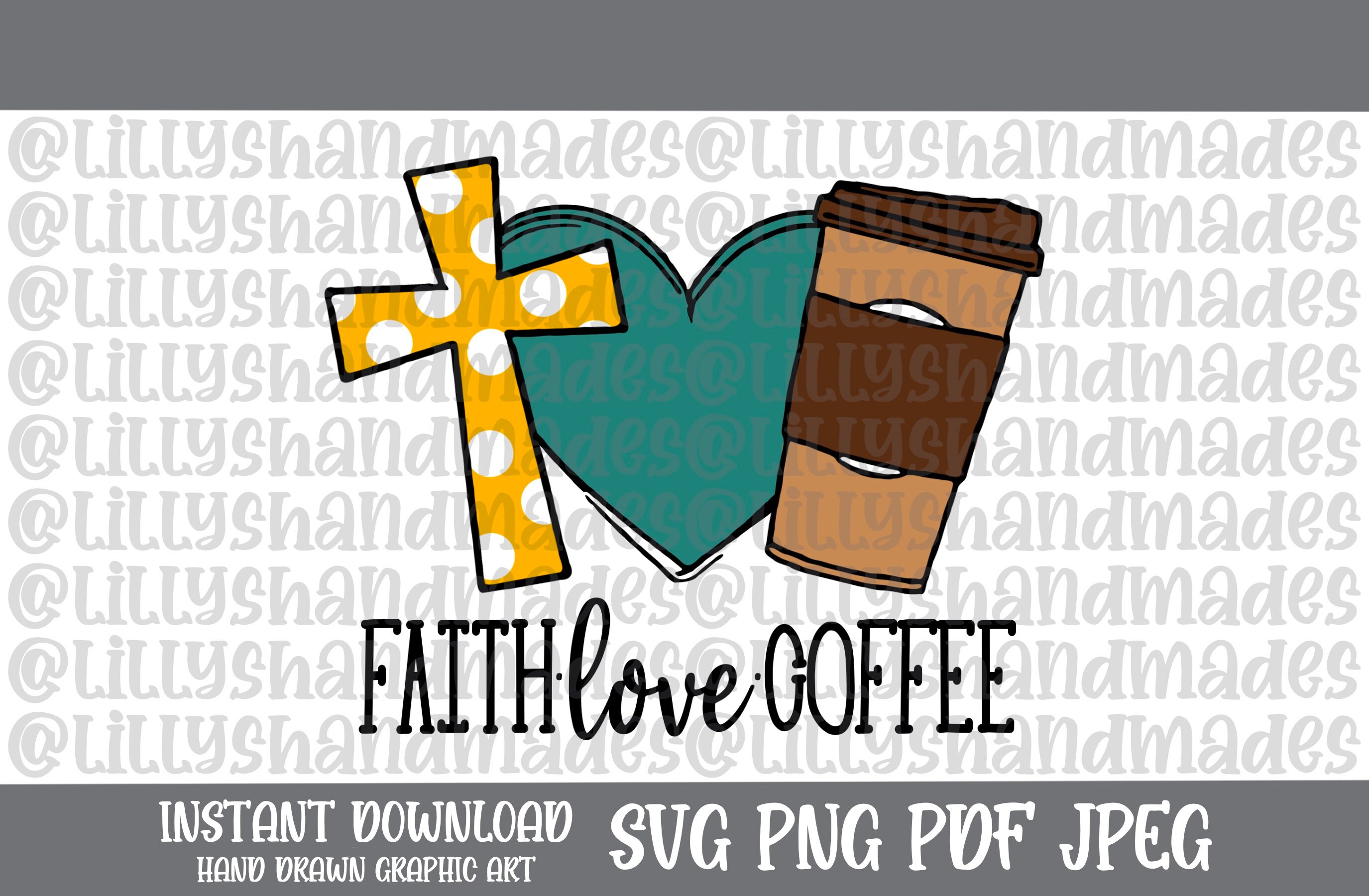 Jesus Svg Faith Svg Christian Svg Coffee Svg Christian | Etsy
