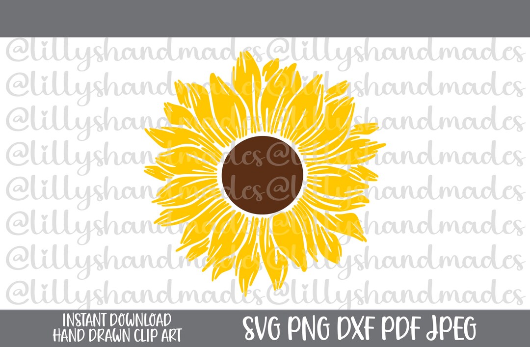 Sunflower Png, Sunflower Svg Files, Sunflower Sublimation, Sunflower ...