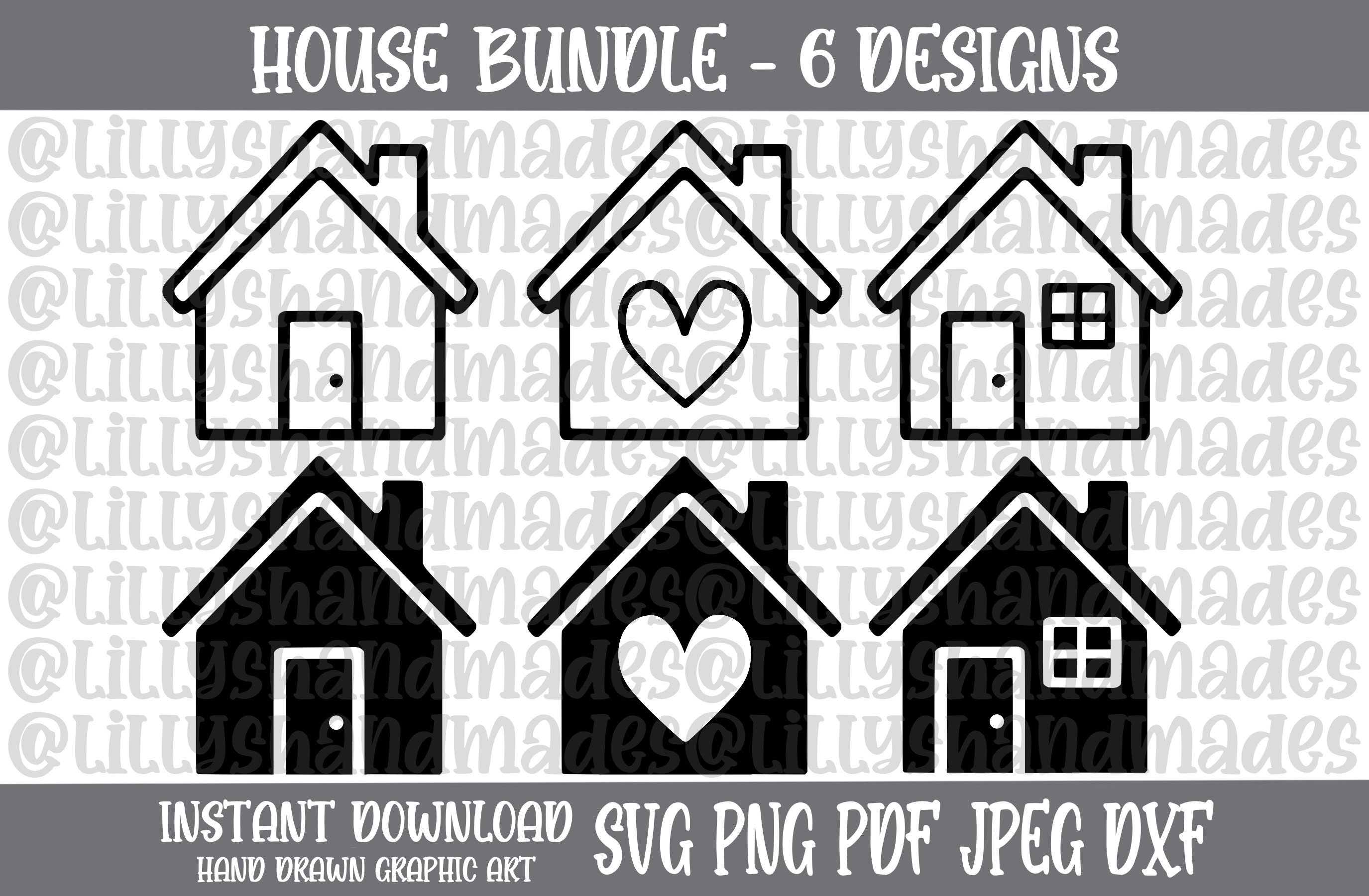 House Svg House Clipart House Png House Vector House Clip | Etsy Canada