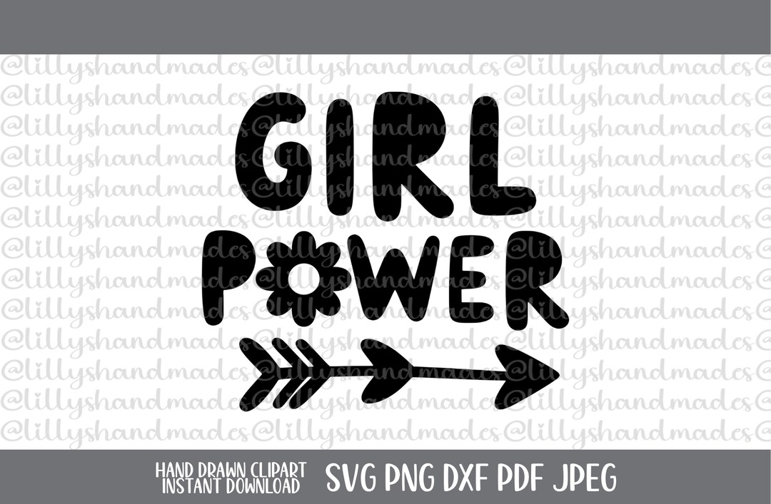 Girl Power Svg, Girl Power Png, Baby Girl Svg Files, Little Girl Svg ...