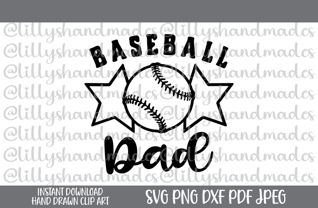 Baseball Dad Svg, Baseball Dad Png, Baseball Dad Shirt, Dad Baseball ...