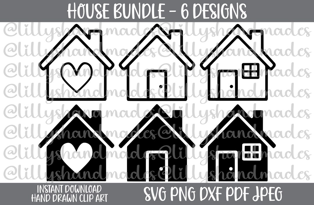 House Svg House Clipart House Png House Vector House Clip - Etsy Canada