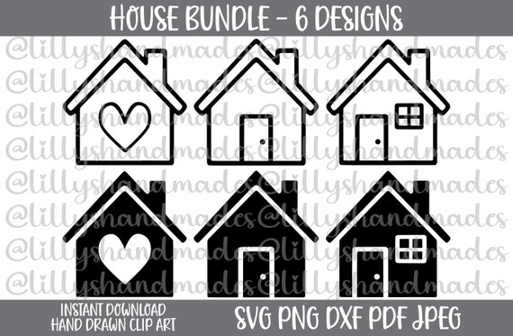 House Svg House Clipart House Png House Vector House Clip - Etsy