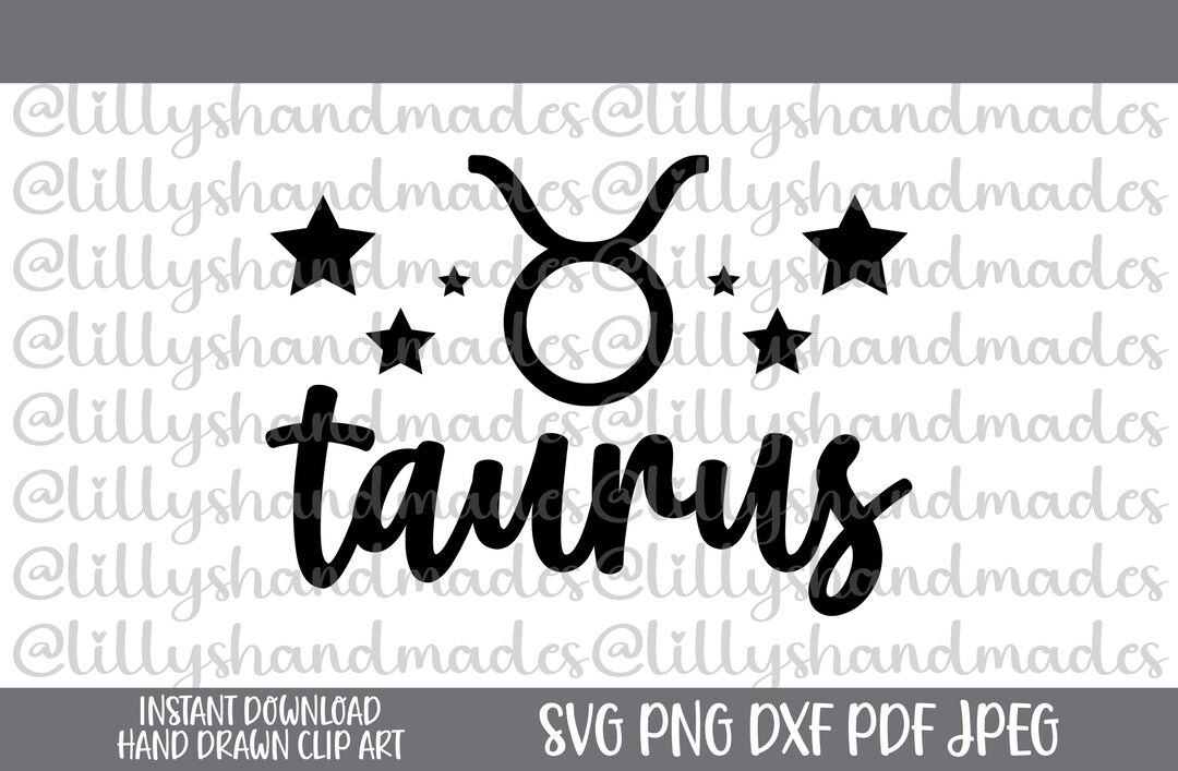 Taurus Svg, Taurus Png, Taurus Vector, Taurus Clipart, Taurus Symbol ...