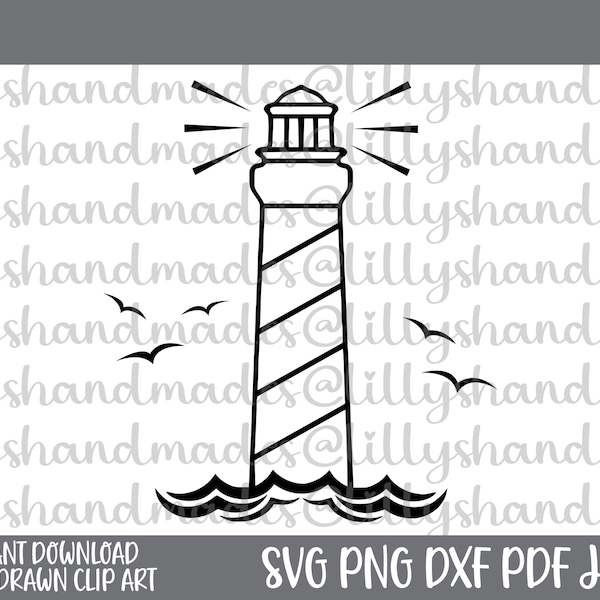 Lighthouse Decal - Etsy